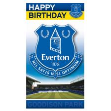 Birthday Boy Everton FC Birthday Card with Badge (EV006) - Character Brands