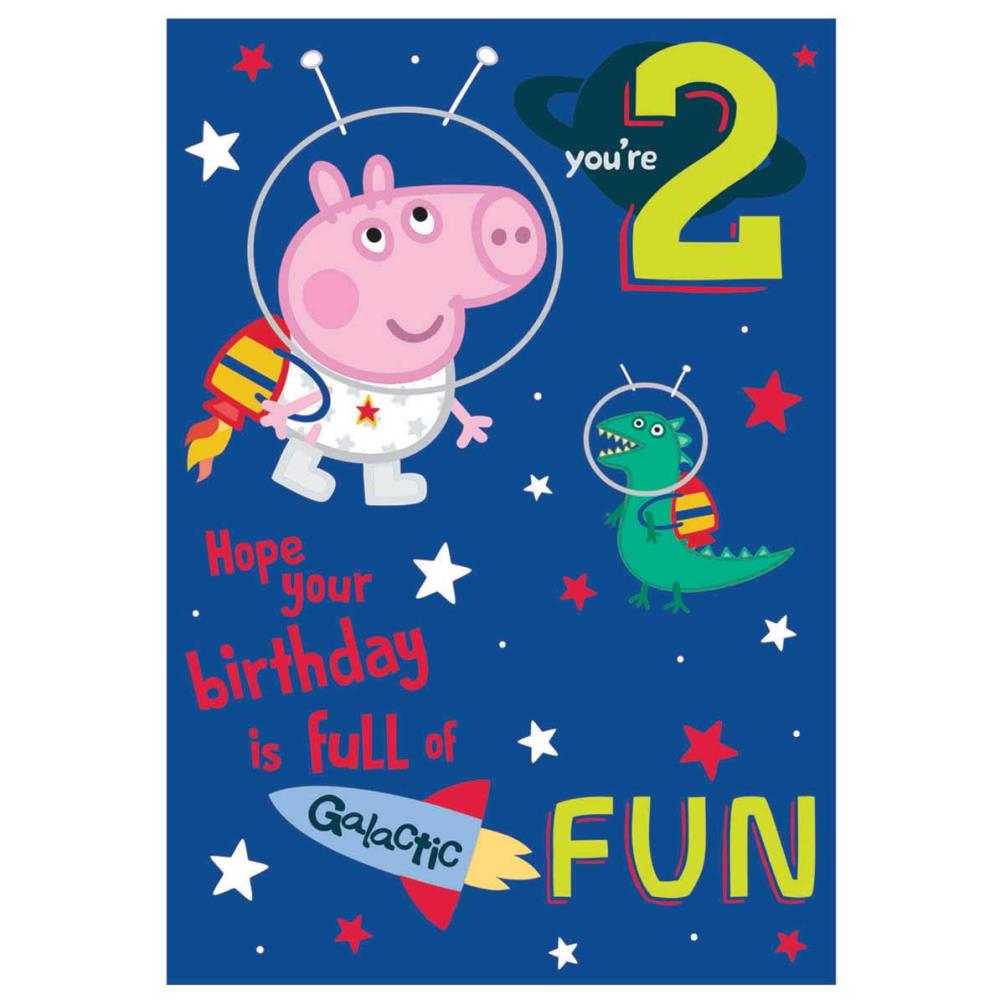 2 Today Peppa Pig Birthday Card 247183 Character Brands 2 Today Peppa Pig Birthday Card 247183 Character Brands
