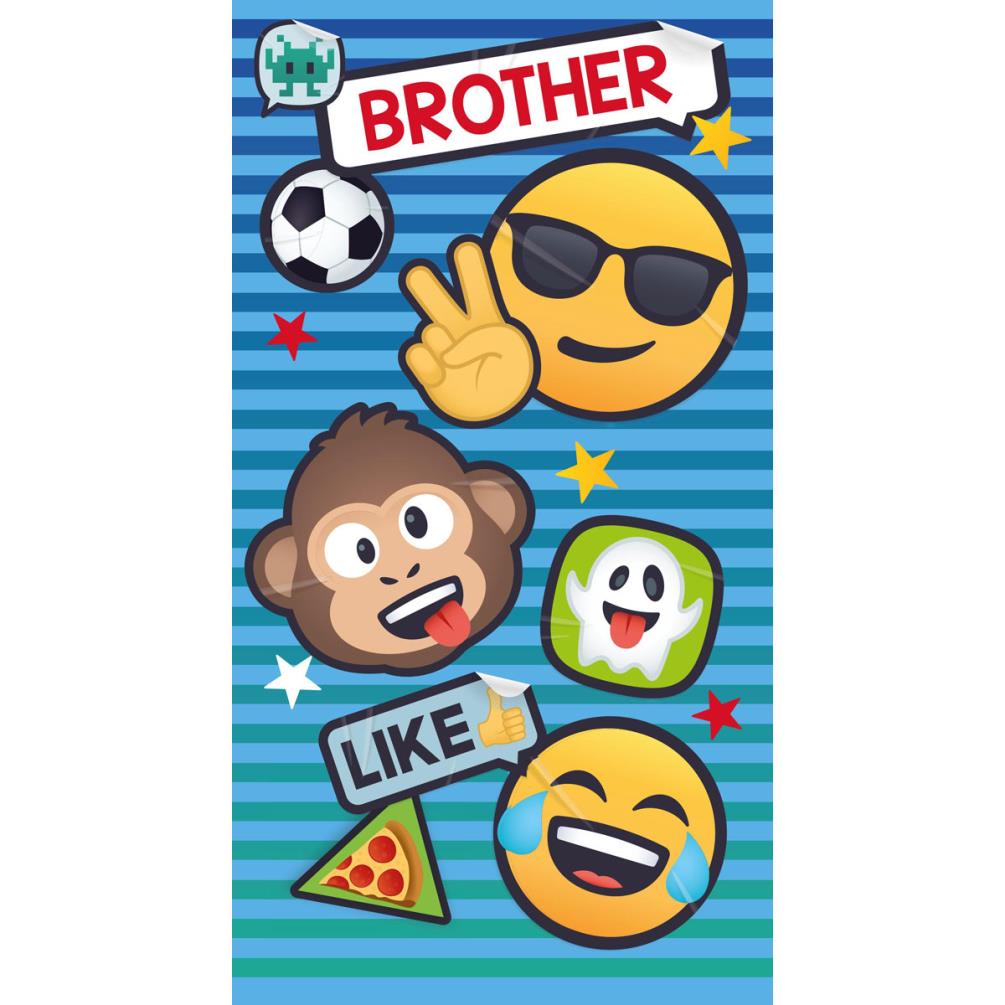 Brother Joy Pixels Emoji Birthday Card JP022 Character Brands